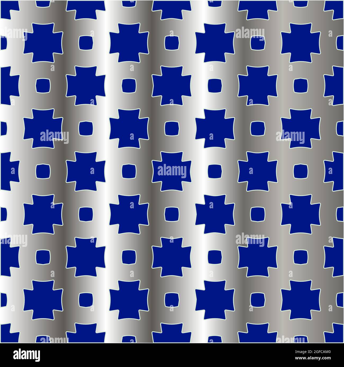 metal pattern on a blue background. pattern for fabric, wallpaper ...