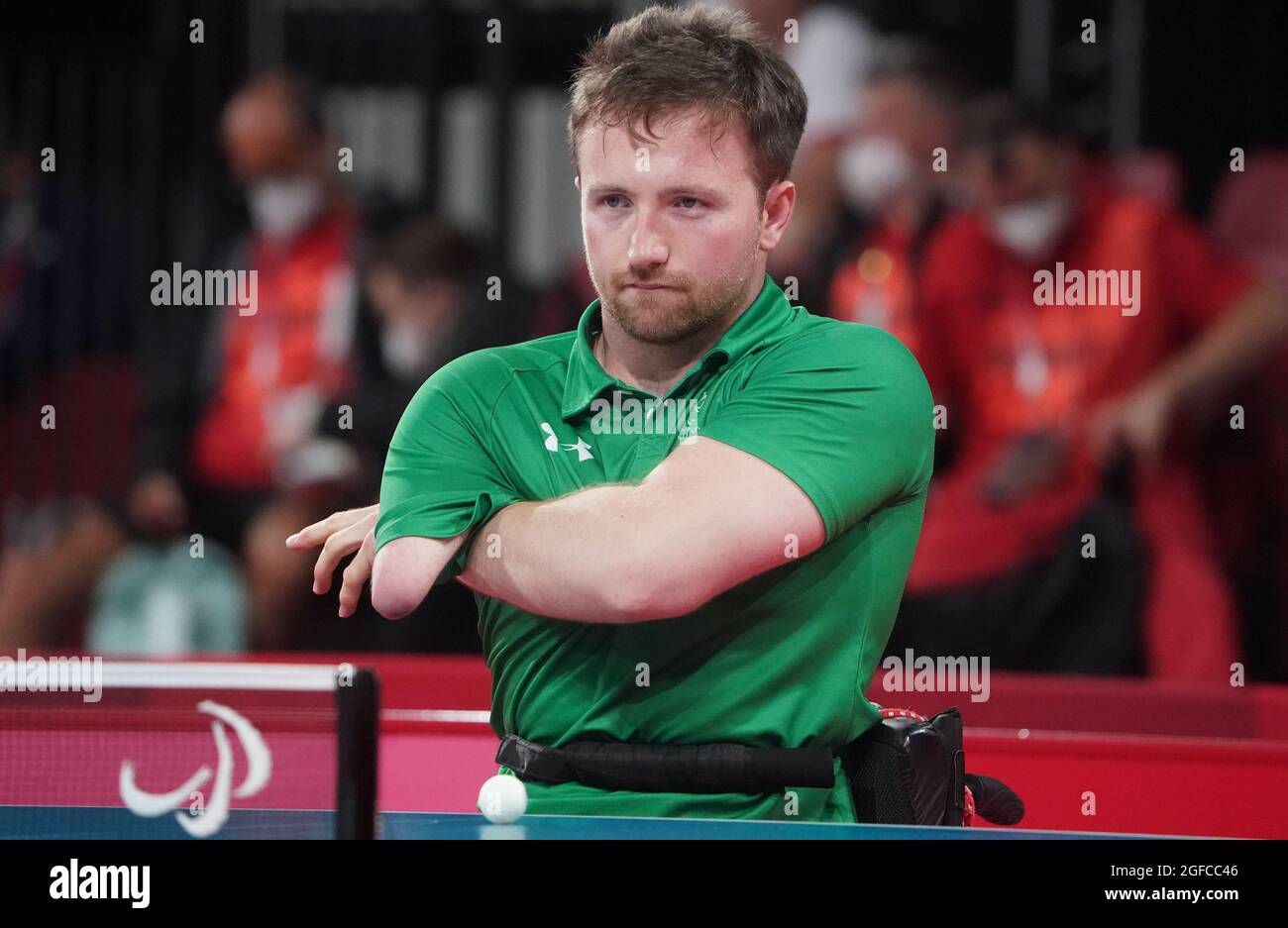 Tokyo, Japan. 25th Aug, 2021. Paralympics: Table tennis, preliminaries ...