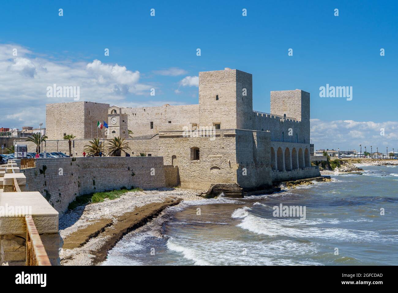 Trani, Puglia, Italy, June 2021: The Frederick II Castle, the Swabian ...