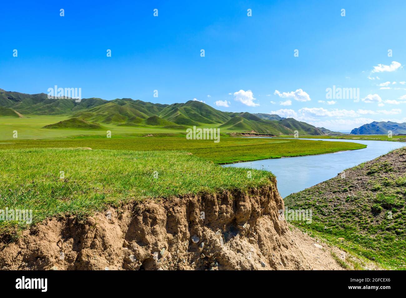 Xinjiang lawn scenery hi-res stock photography and images - Alamy