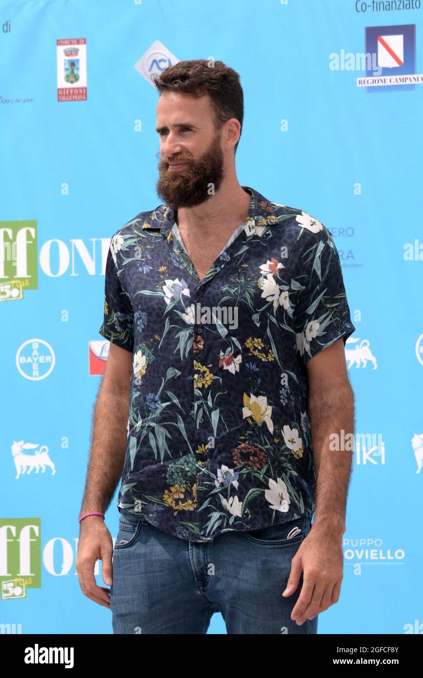 GIFFONI VALLE PIANA,ITALY - July 23, 2021: Luigi Datome at Giffoni Film ...