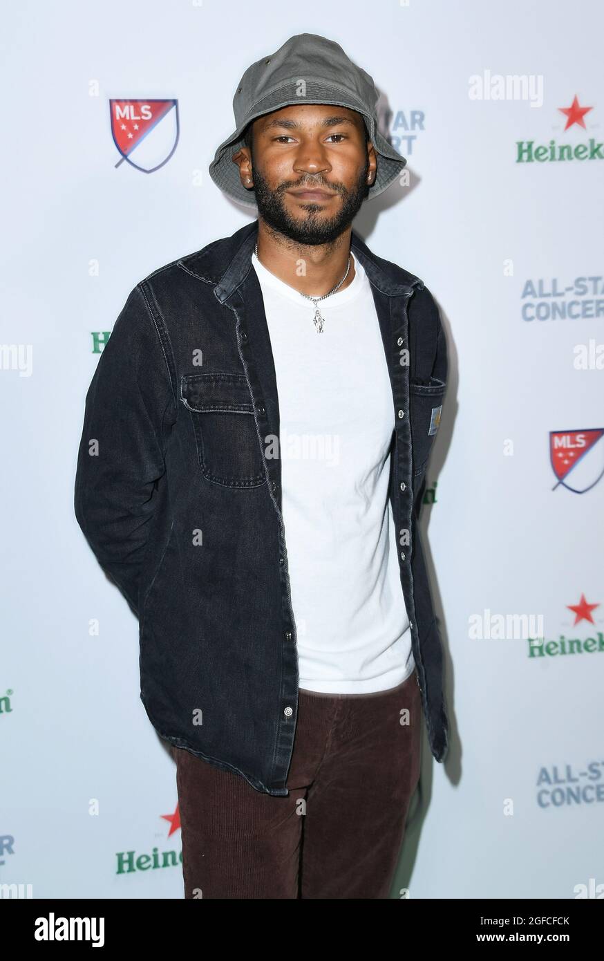 Los Angeles, CA, August 24, 2021, DJ Kaytranada at MLS All-Star Concert ...