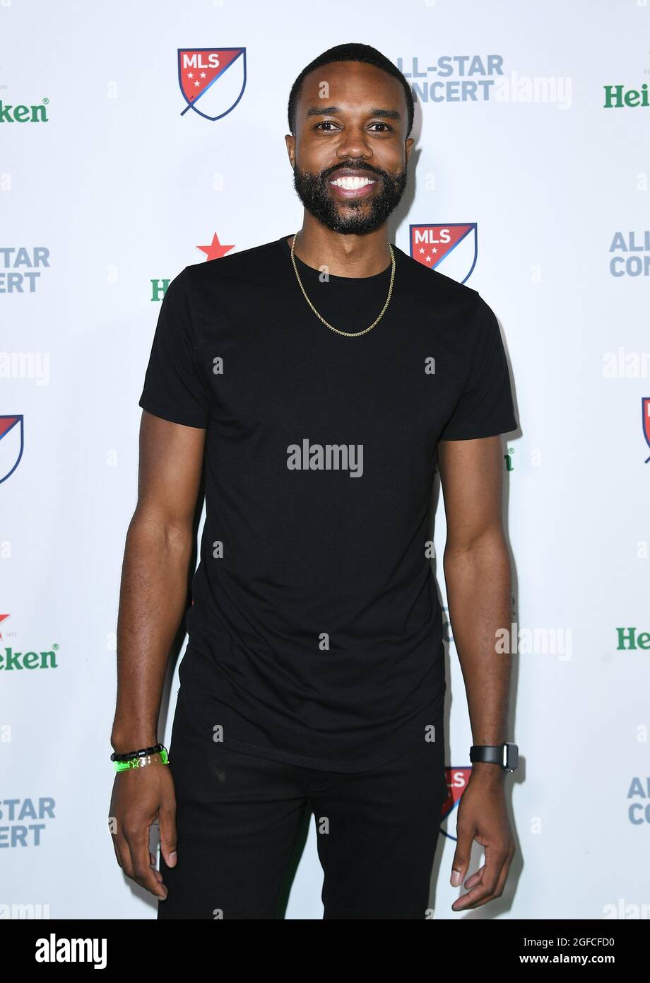 Los Angeles, USA. 24th Aug, 2021. Demario Jackson at MLS All-Star ...