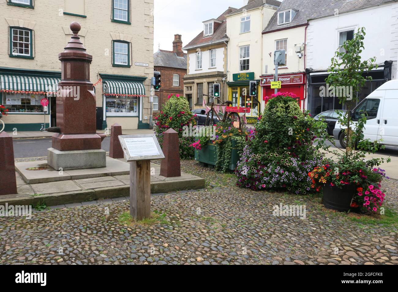 The Jubilee Fountain Alford Lincolnshire UK Stock Photo - Alamy