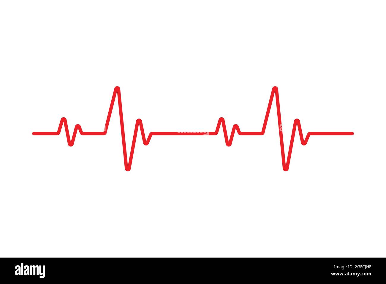 Healthy Heartbeat Vector
