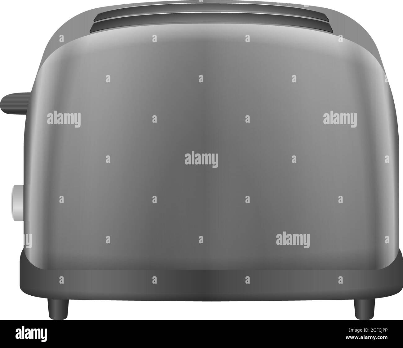 Toaster on a white background. Vector illustration Stock Vector Image ...