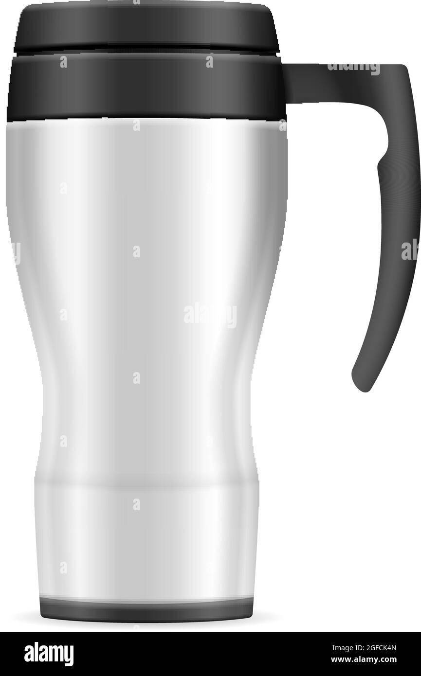 Travel mug on a white background. Vector illustration Stock Vector ...