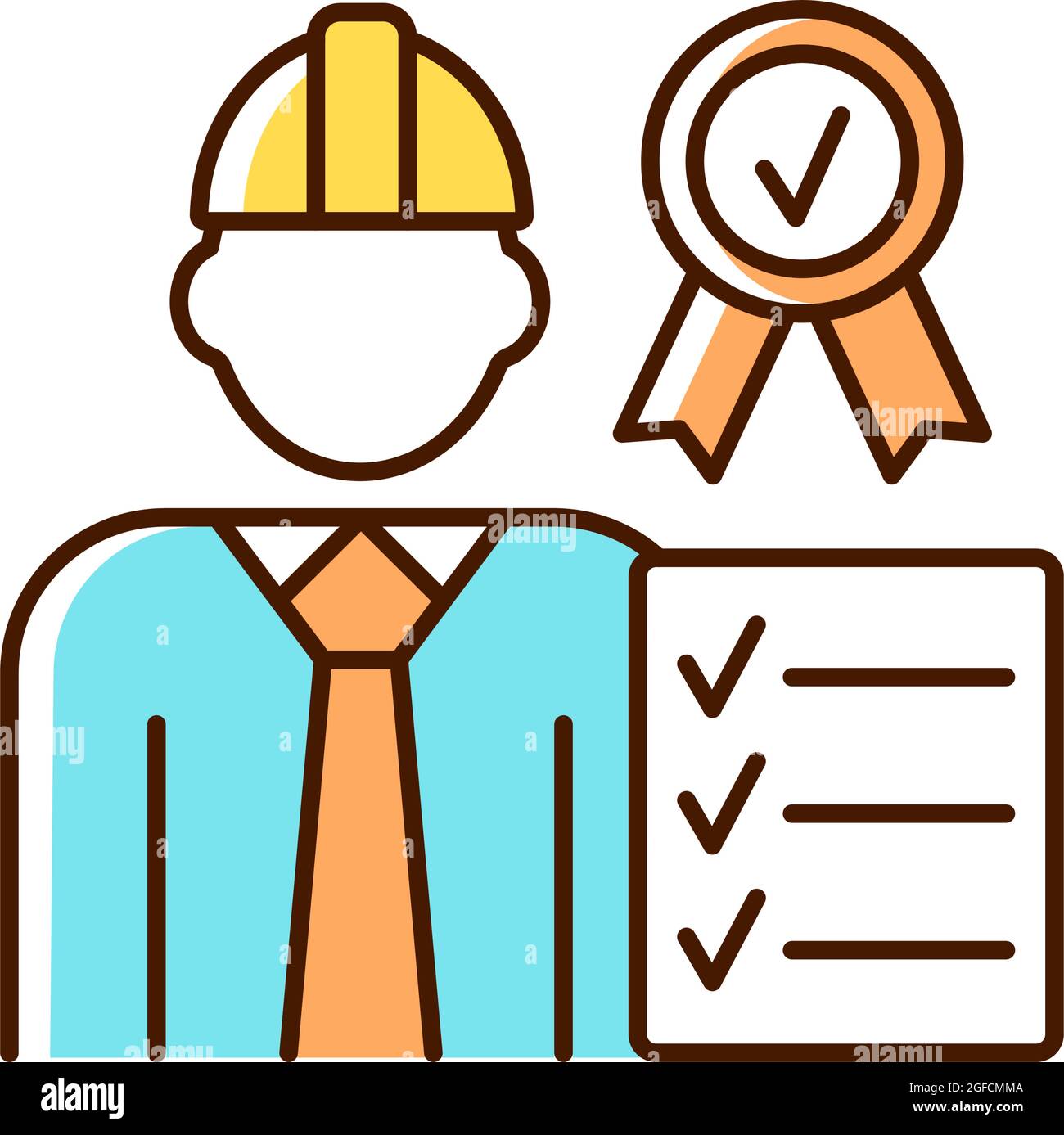 Supervisor production Stock Vector Images - Alamy