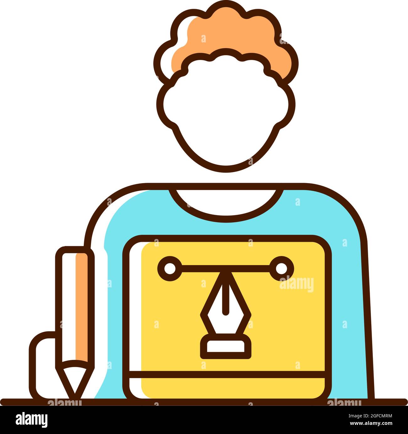 Graphic designer RGB color icon Stock Vector Image & Art - Alamy