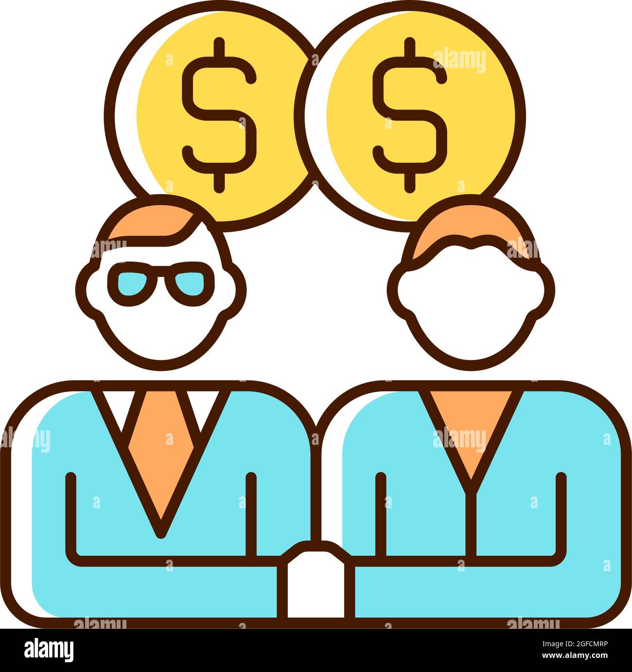 Sales representative Stock Vector Images - Alamy