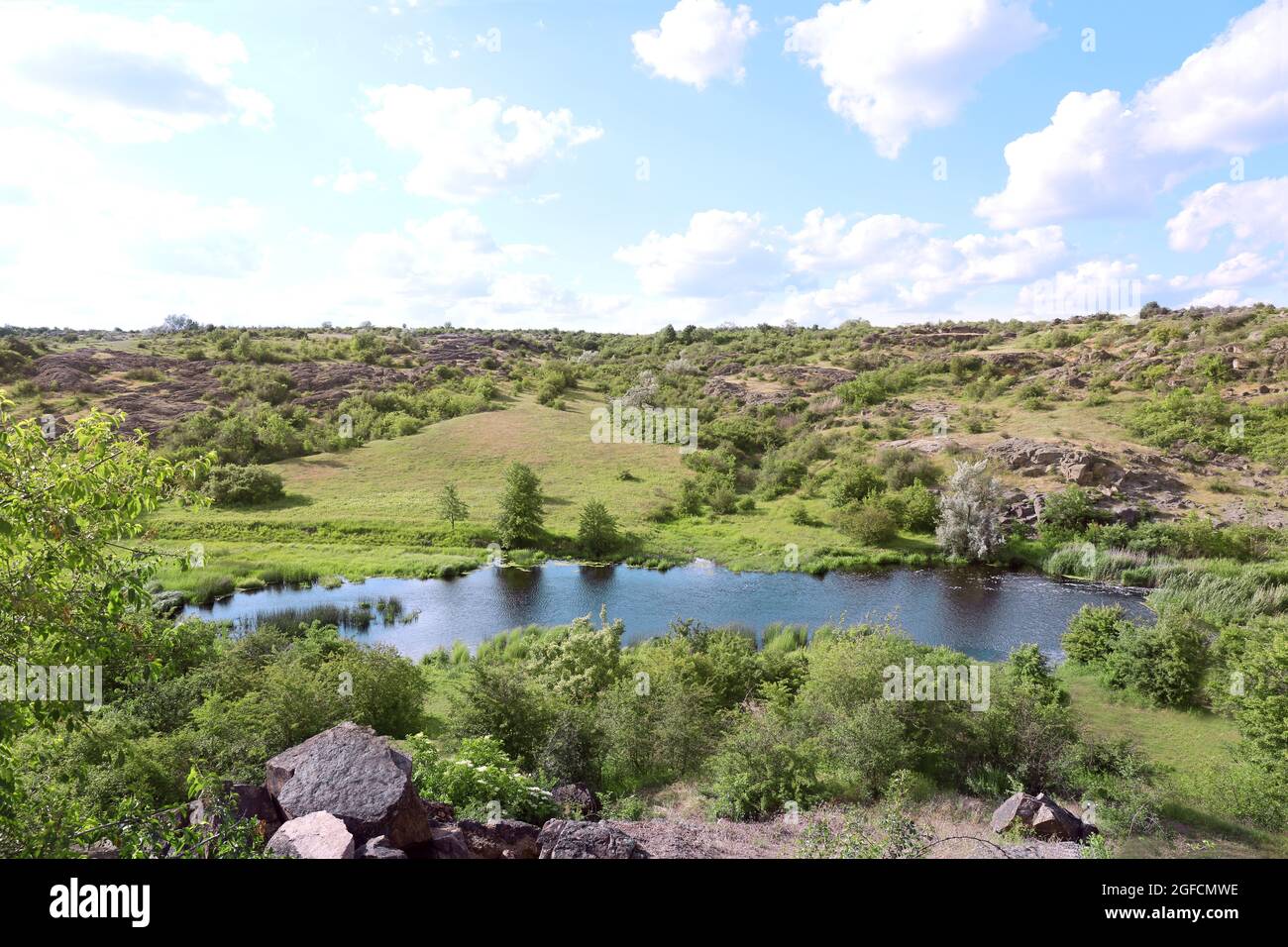 View on the river Southern Bug Stock Photo - Alamy