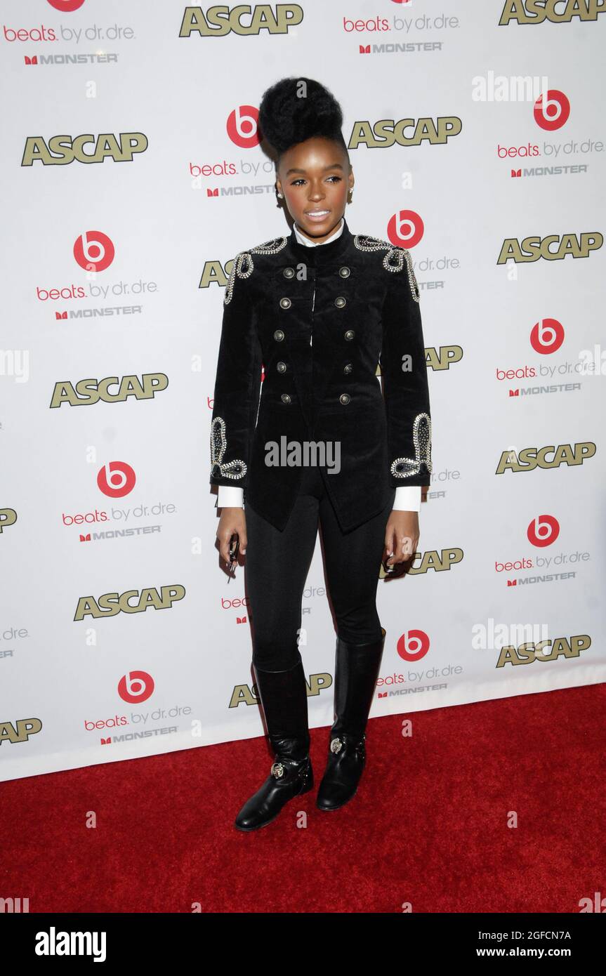 Singer Janelle Monae attend arrivals for the 23rd annual ASCAP Rhythm ...