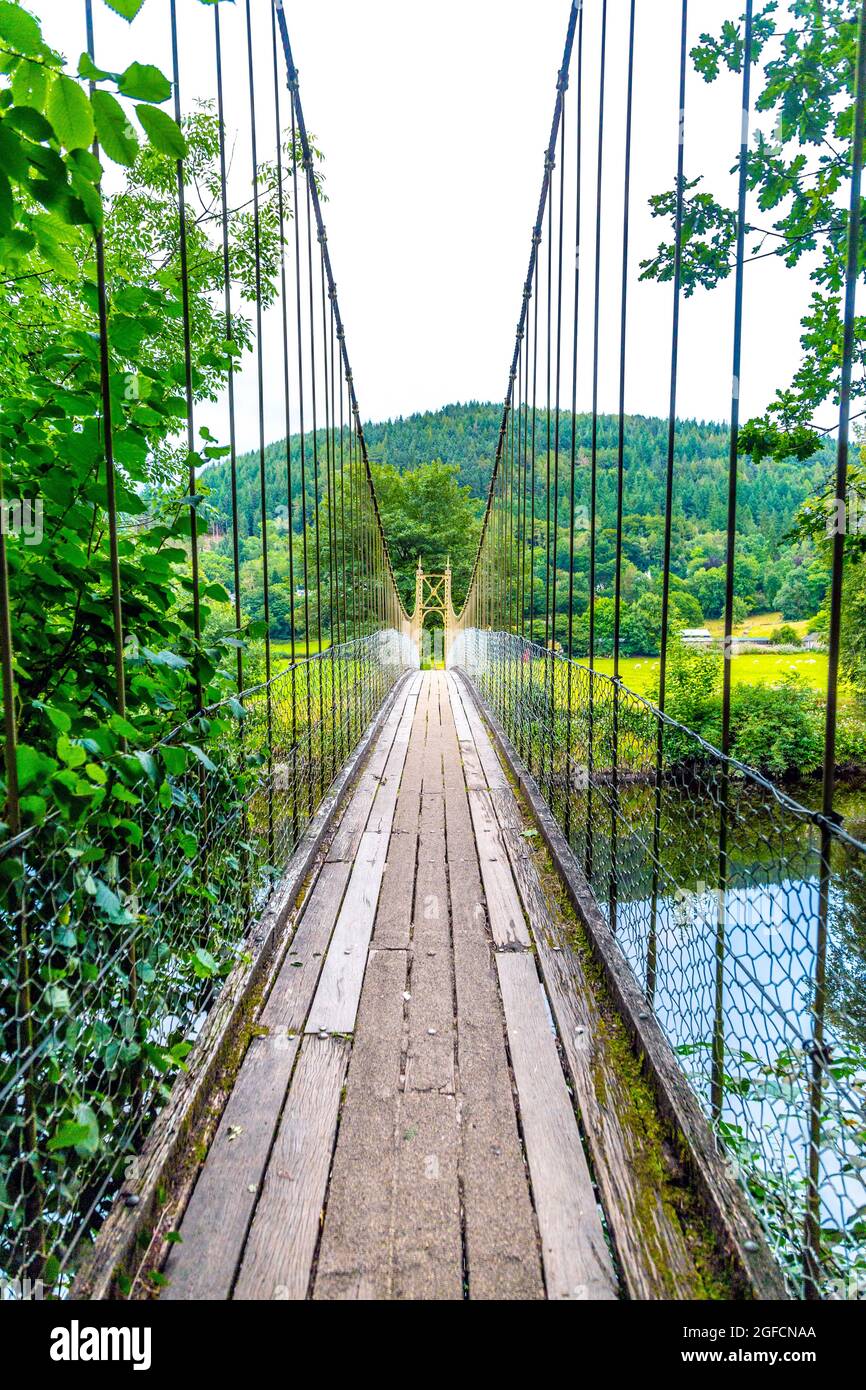 Conwy suspension bridge hi-res stock photography and images - Alamy