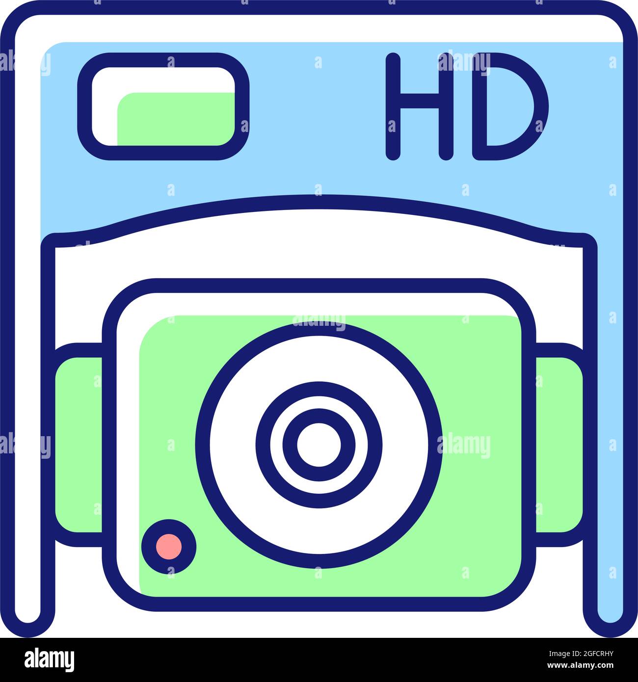 HD bottom camera RGB color manual label icon Stock Vector Image & Art ...