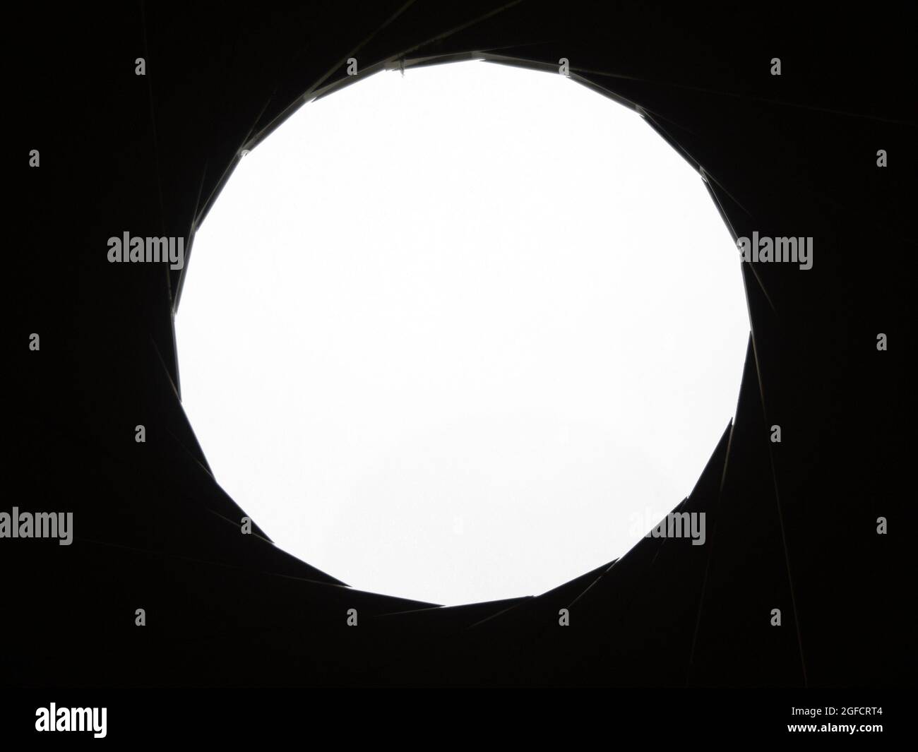 Camera shutter detail while opening close up Stock Photo - Alamy