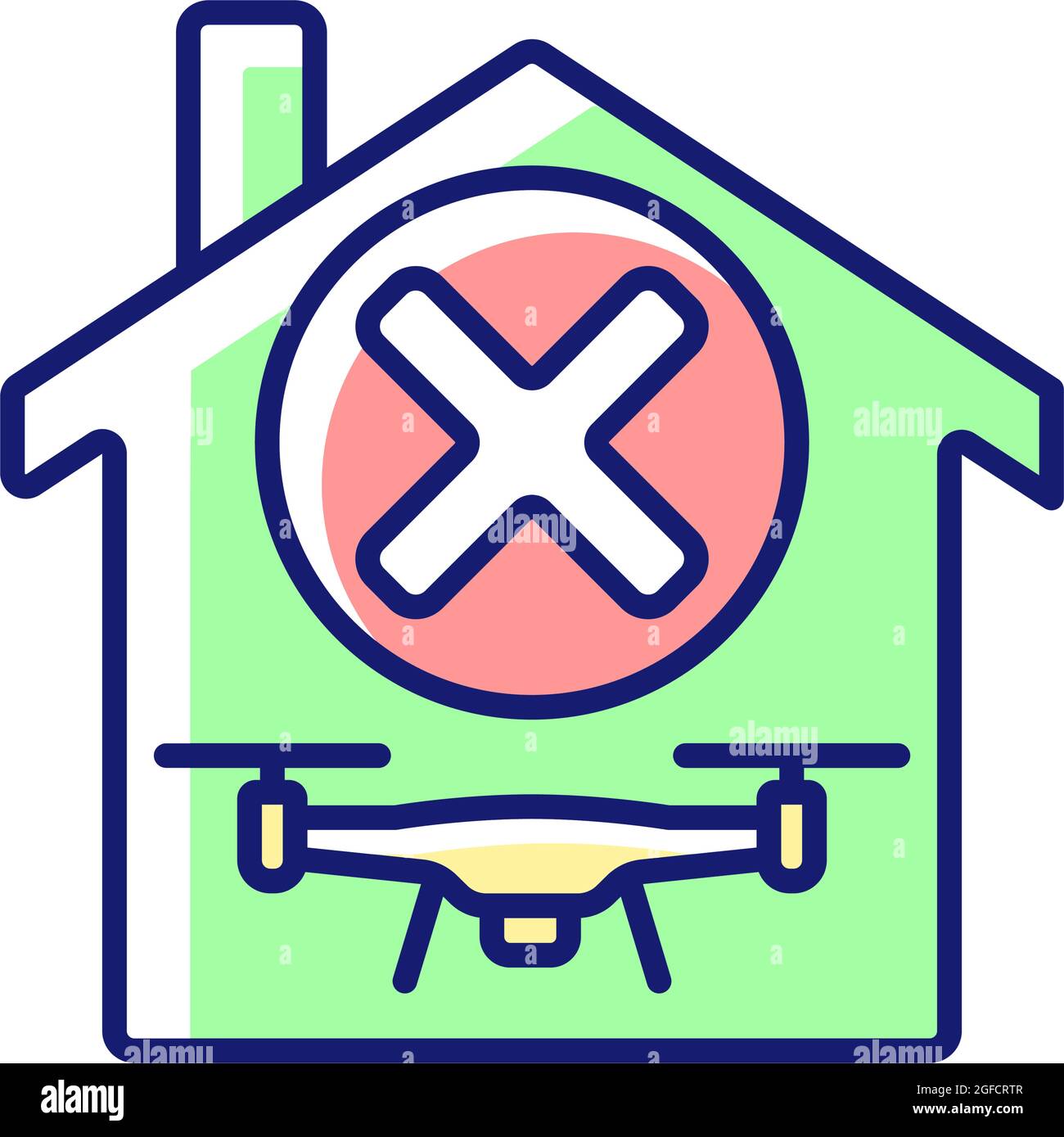 Dont use indoors RGB color manual label icon Stock Vector Image & Art ...