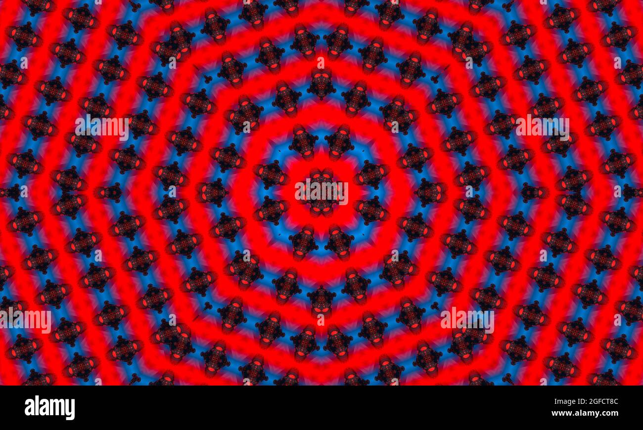 Red Abstract color technology background, computer technology business ...