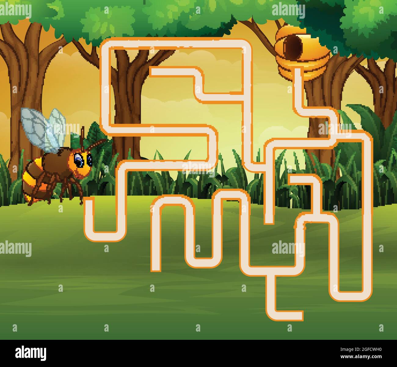 Quiz bee Stock Vector Images - Alamy