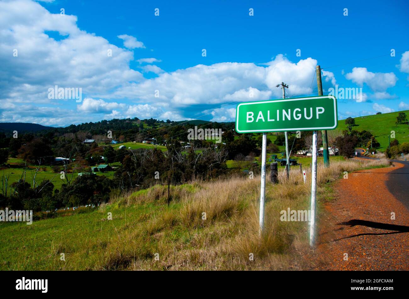 Town of Balingup - Western Australia Stock Photo - Alamy