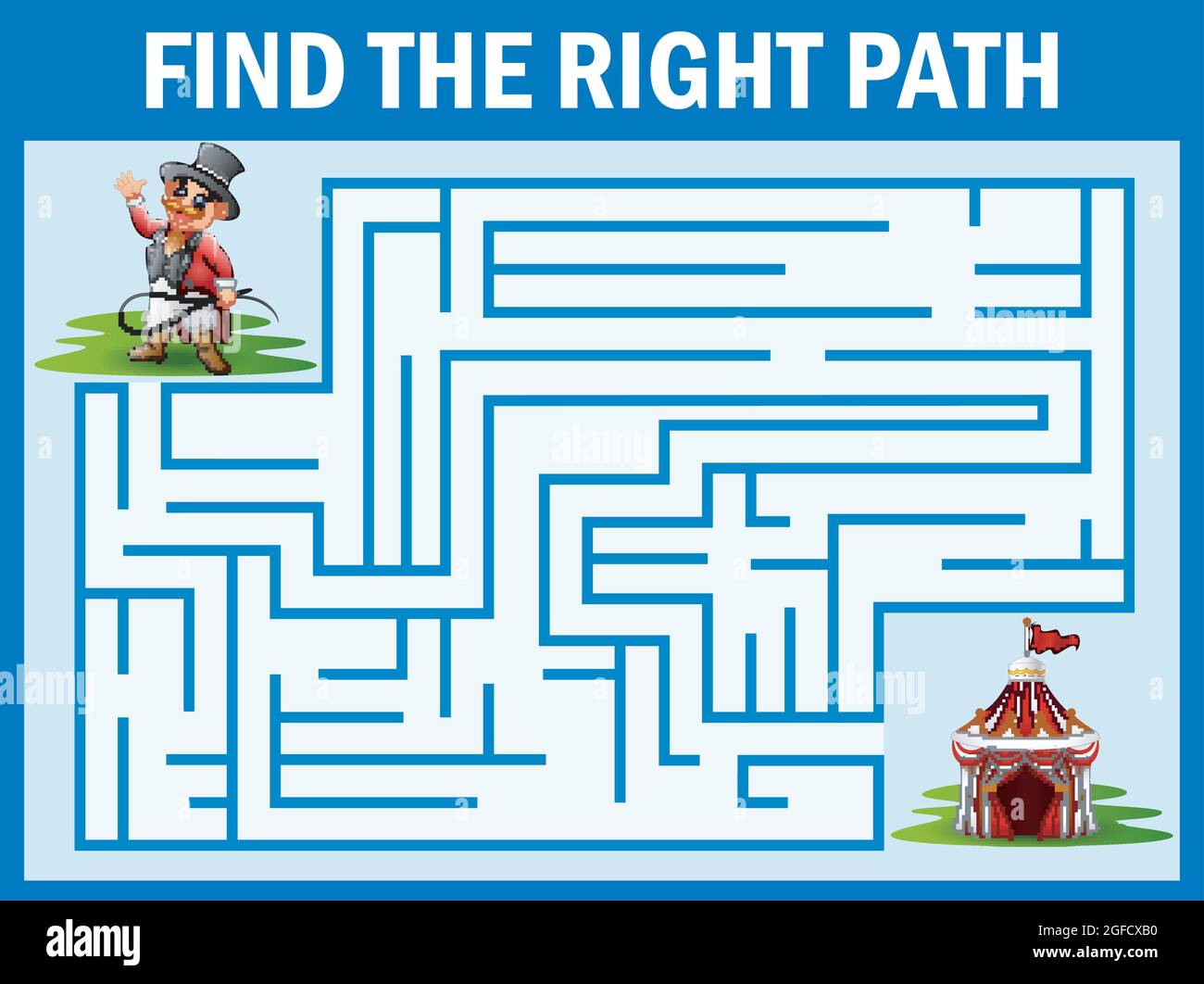 Circus maze hi-res stock photography and images - Alamy