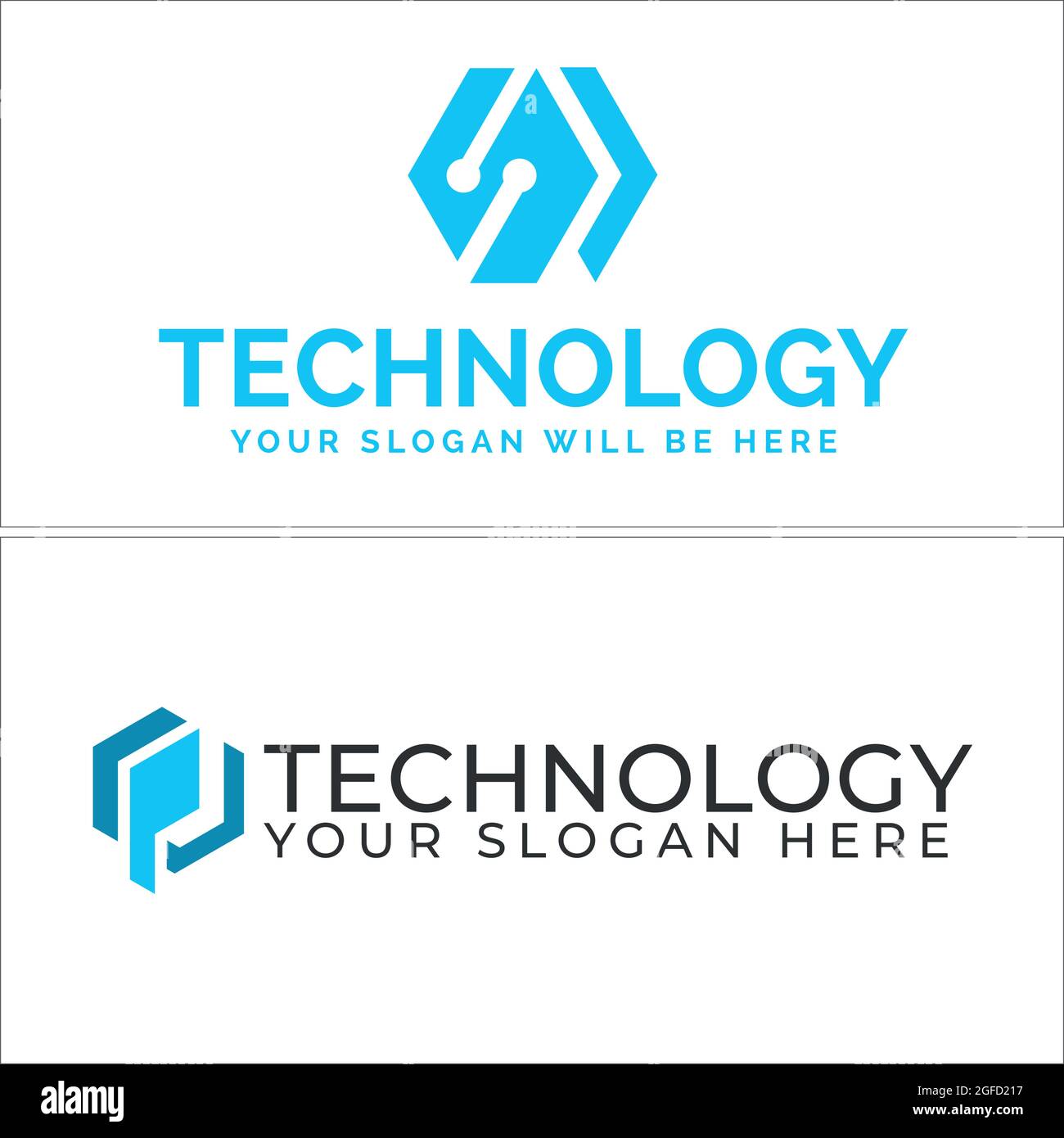 Technology with icon tech circuit networking logo design Stock Vector ...