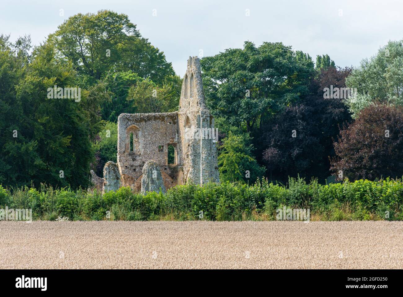 Boxgrove Priory ruins, a historic landmark in the West Sussex village ...
