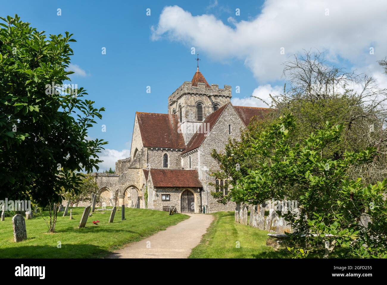 The Priory Church of St Marys & St Blaise, now the parish church in the ...