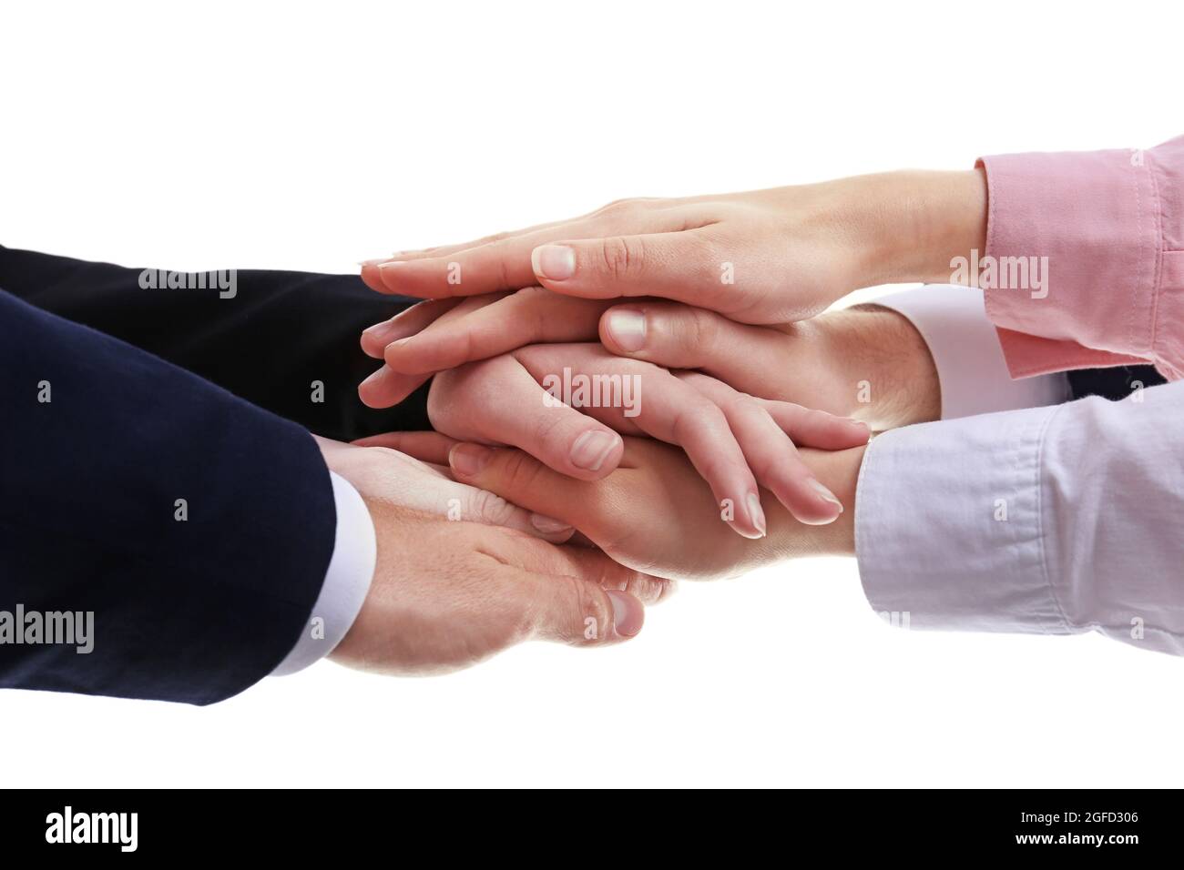 Business people hands. Teamwork concept Stock Photo - Alamy