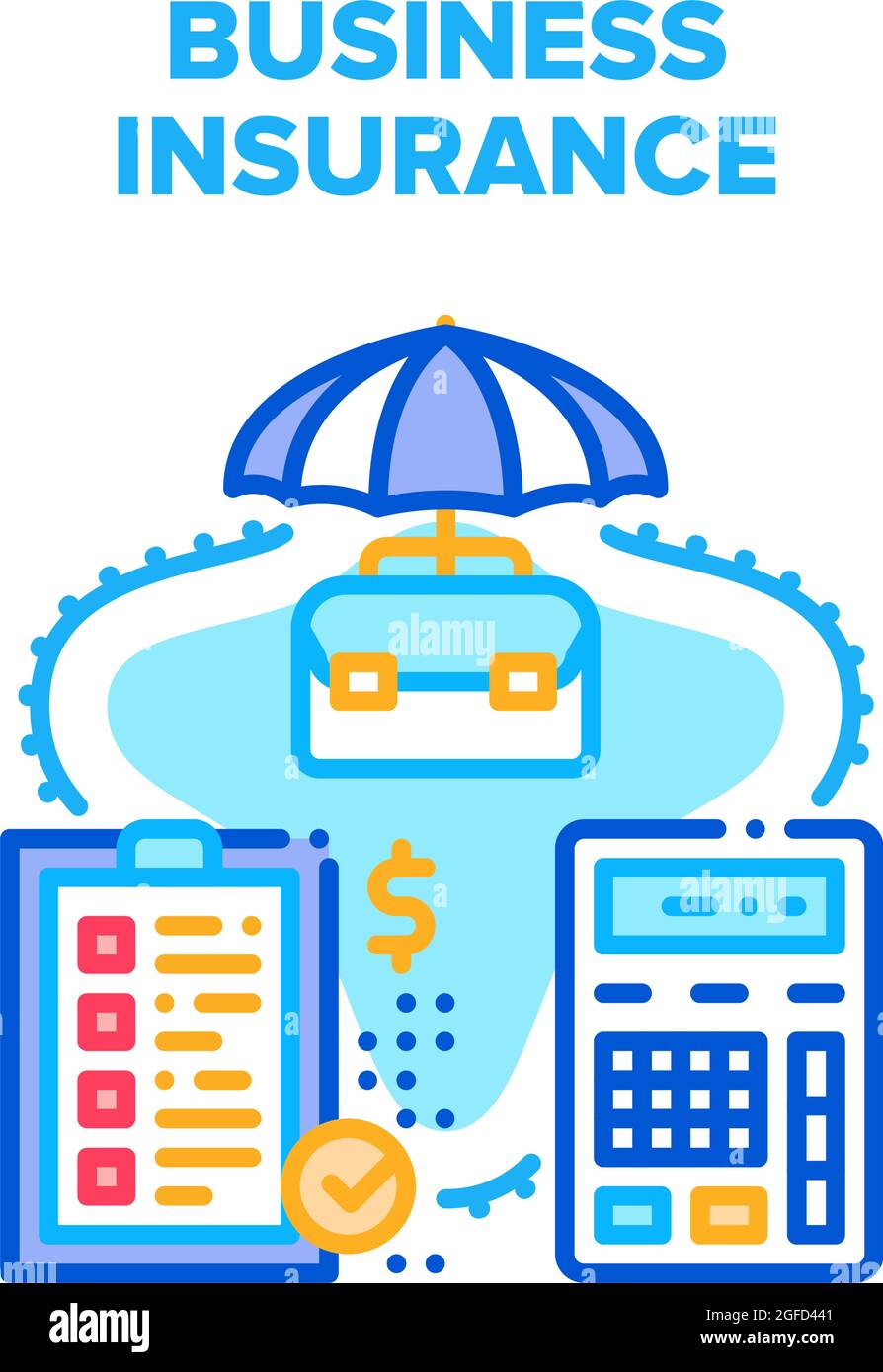 Business Insurance Vector Concept Illustration Stock Vector Image & Art ...