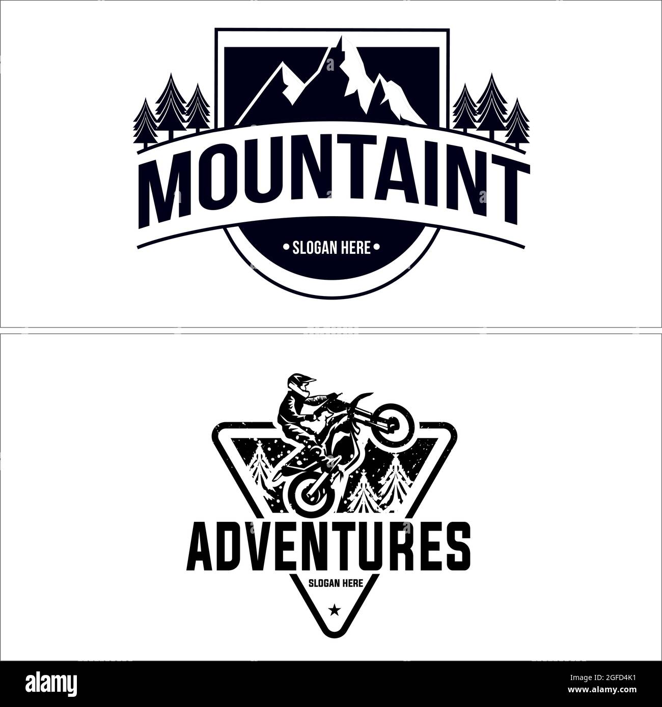 Competition game tournament race freestyle adventure logo design Stock ...