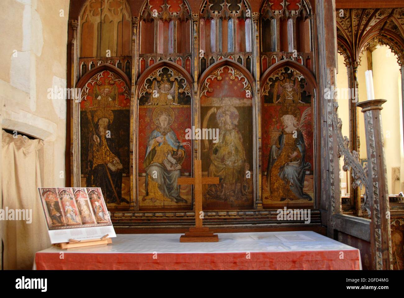 Medieval rood screen painting hi-res stock photography and images - Alamy
