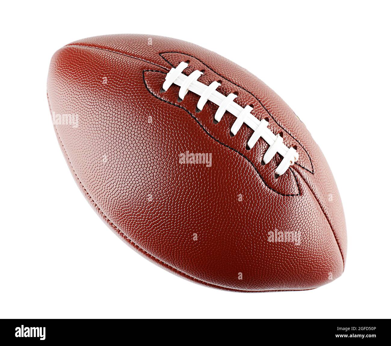 American football ball, isolated on white Stock Photo - Alamy