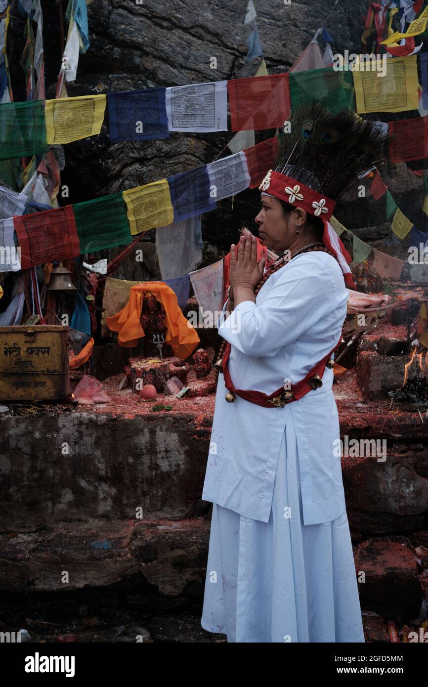 Traditional nepali clothes hi-res stock photography and images - Alamy