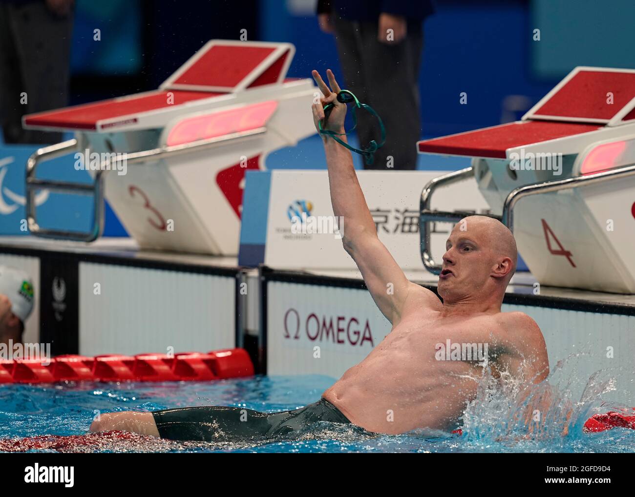 August 25, 2021: Rowan Crothers from Australia winning gold during ...