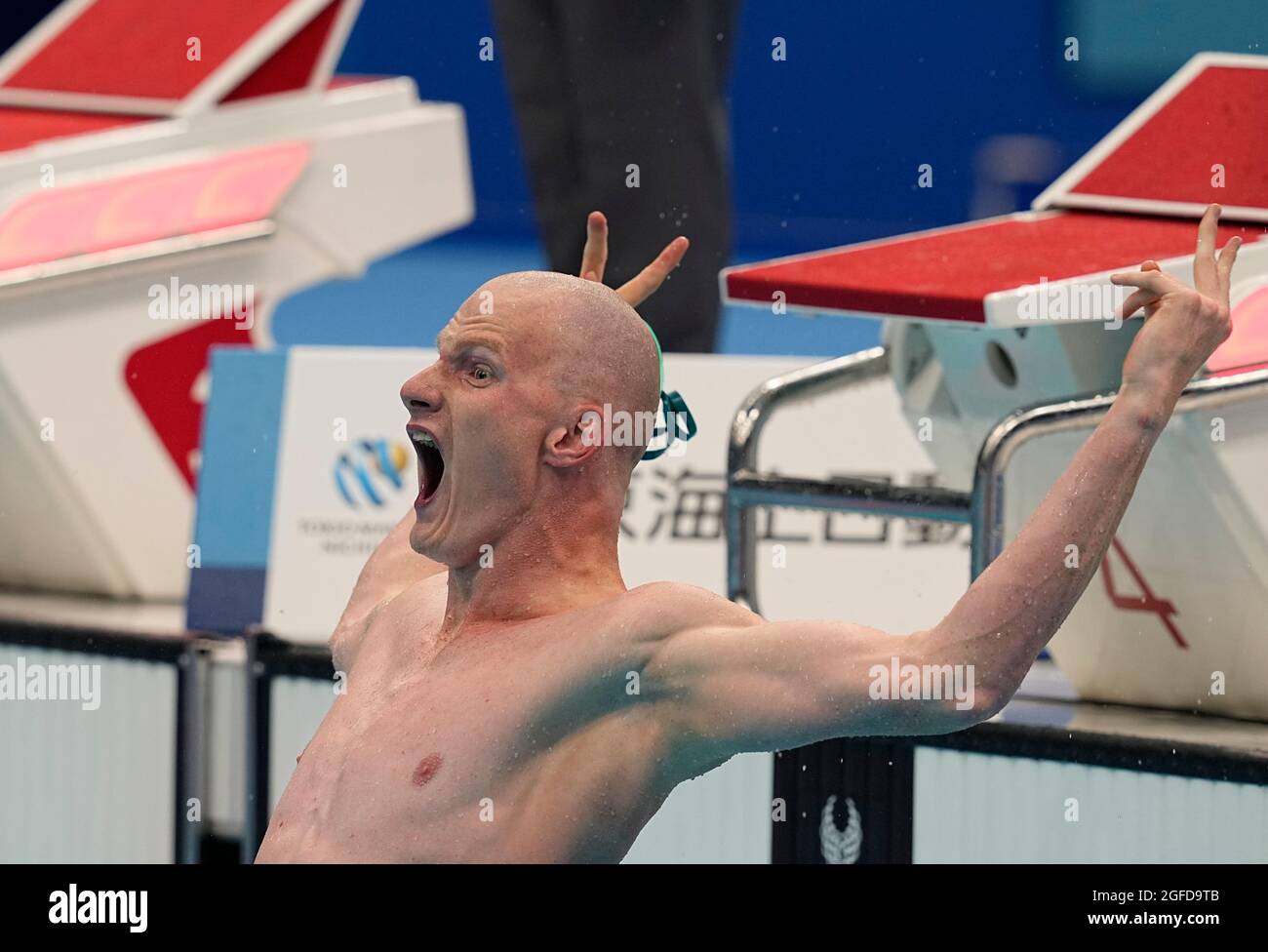 August 25, 2021: Rowan Crothers from Australia winning gold during ...