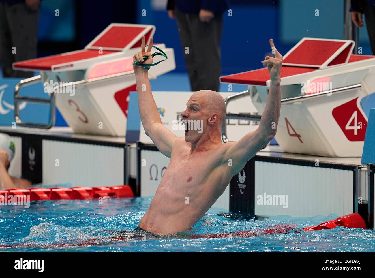 August 25, 2021: Rowan Crothers from Australia winning gold during ...