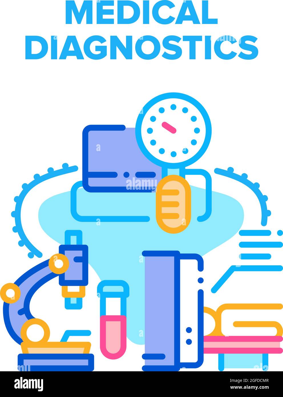Medical Diagnostics Vector Concept Illustration Stock Vector Image ... Medical Diagnostics Vector Concept Illustration Stock Vector Image ...
