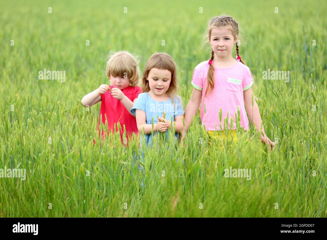 Children having fun outdoor Stock Photo - Alamy
