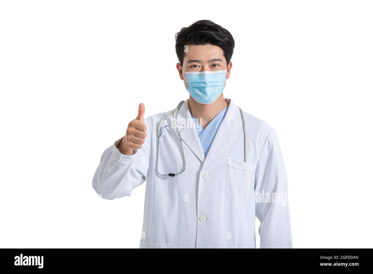 Chinese doctor thumbs up hi-res stock photography and images - Alamy