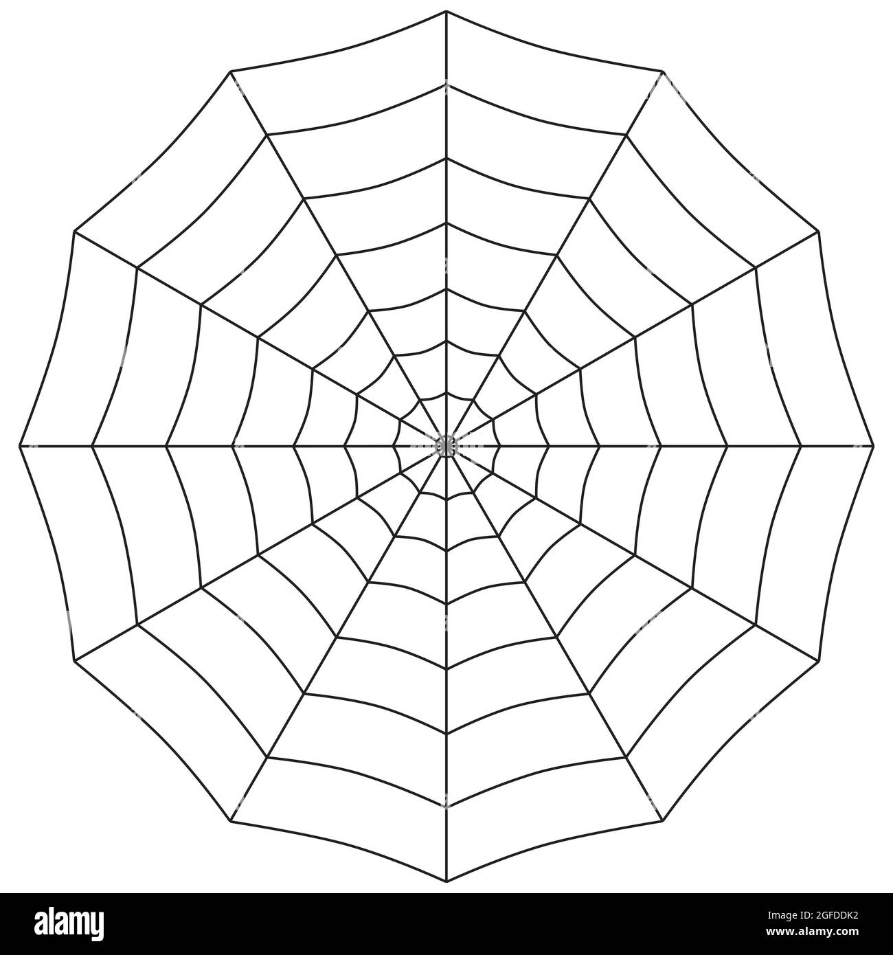 Circular spider web Stock Vector Images - Alamy