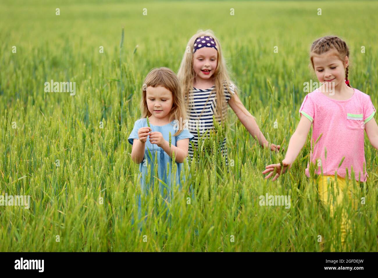 Children having fun outdoor Stock Photo - Alamy