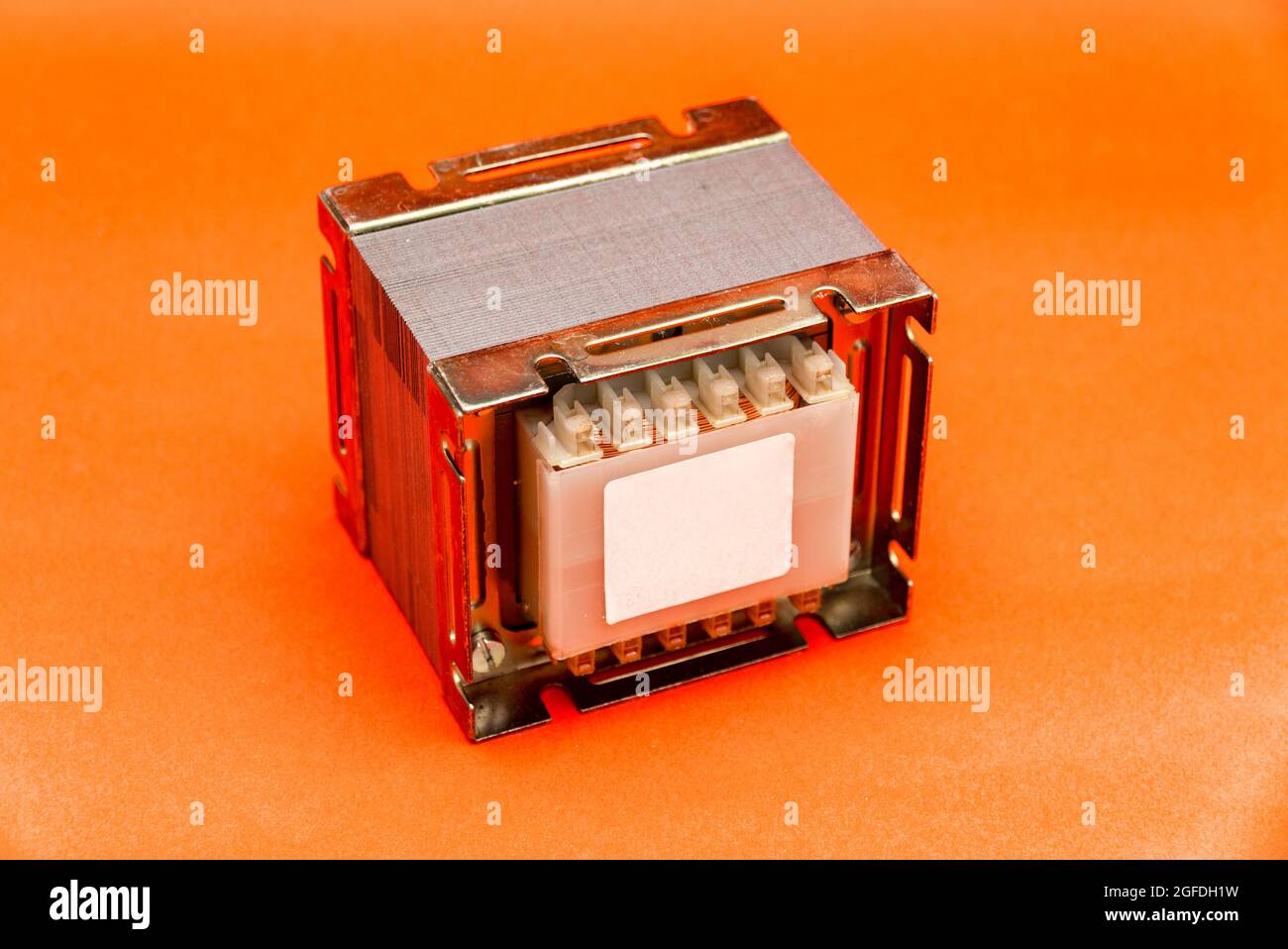 Electrical transformer (square type) for mains voltage reduction ...