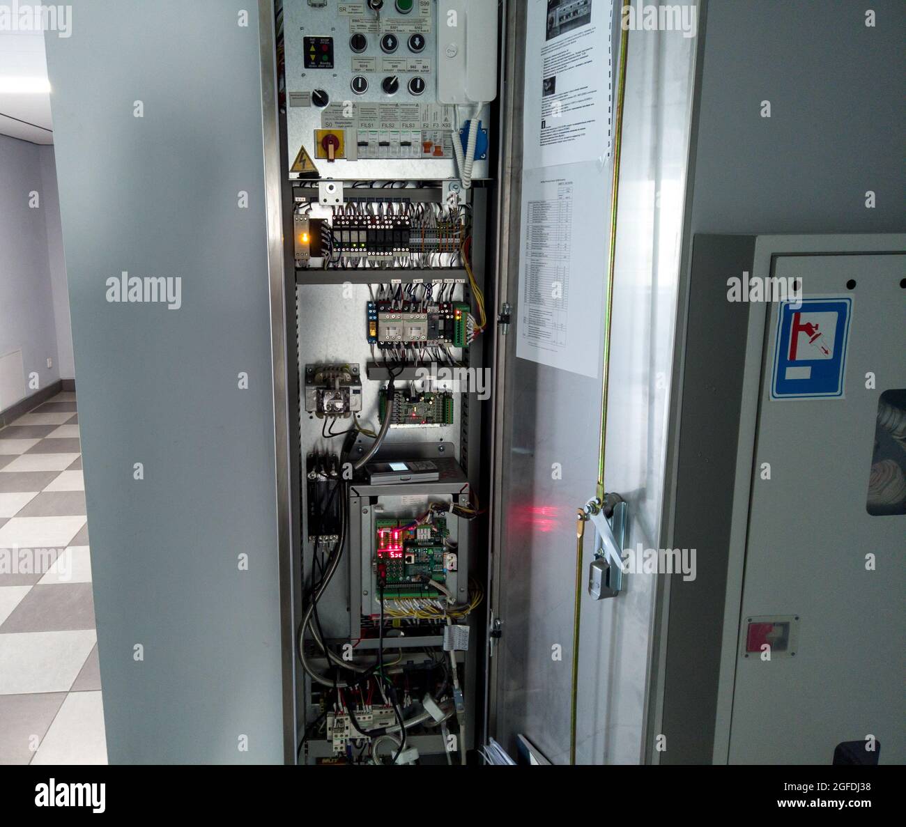 elevator control panel maintenance. Out of service elevator. elevator control system components ...