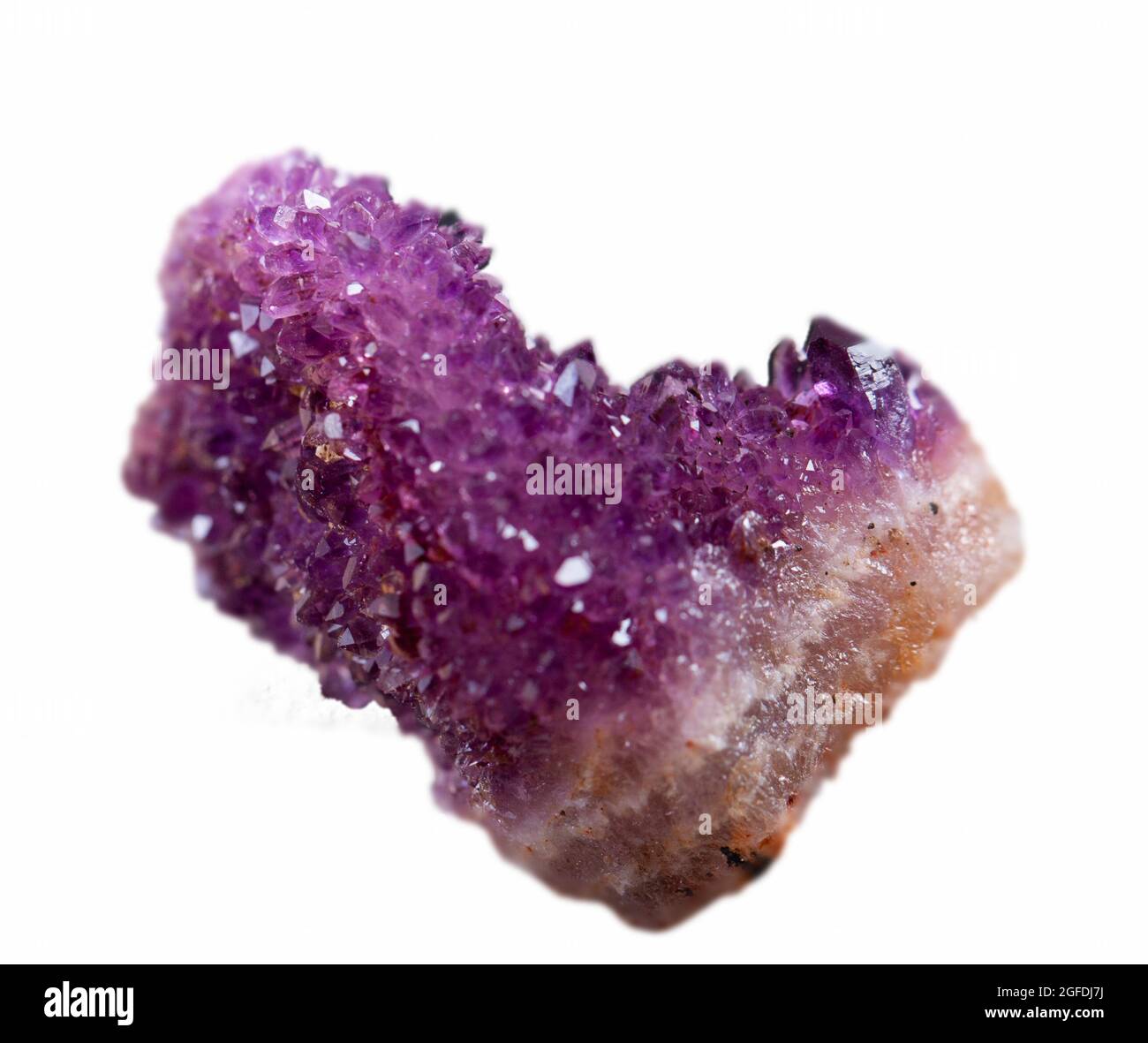 amethyst mineral specimen stone rock geology gem crystal Stock Photo ...