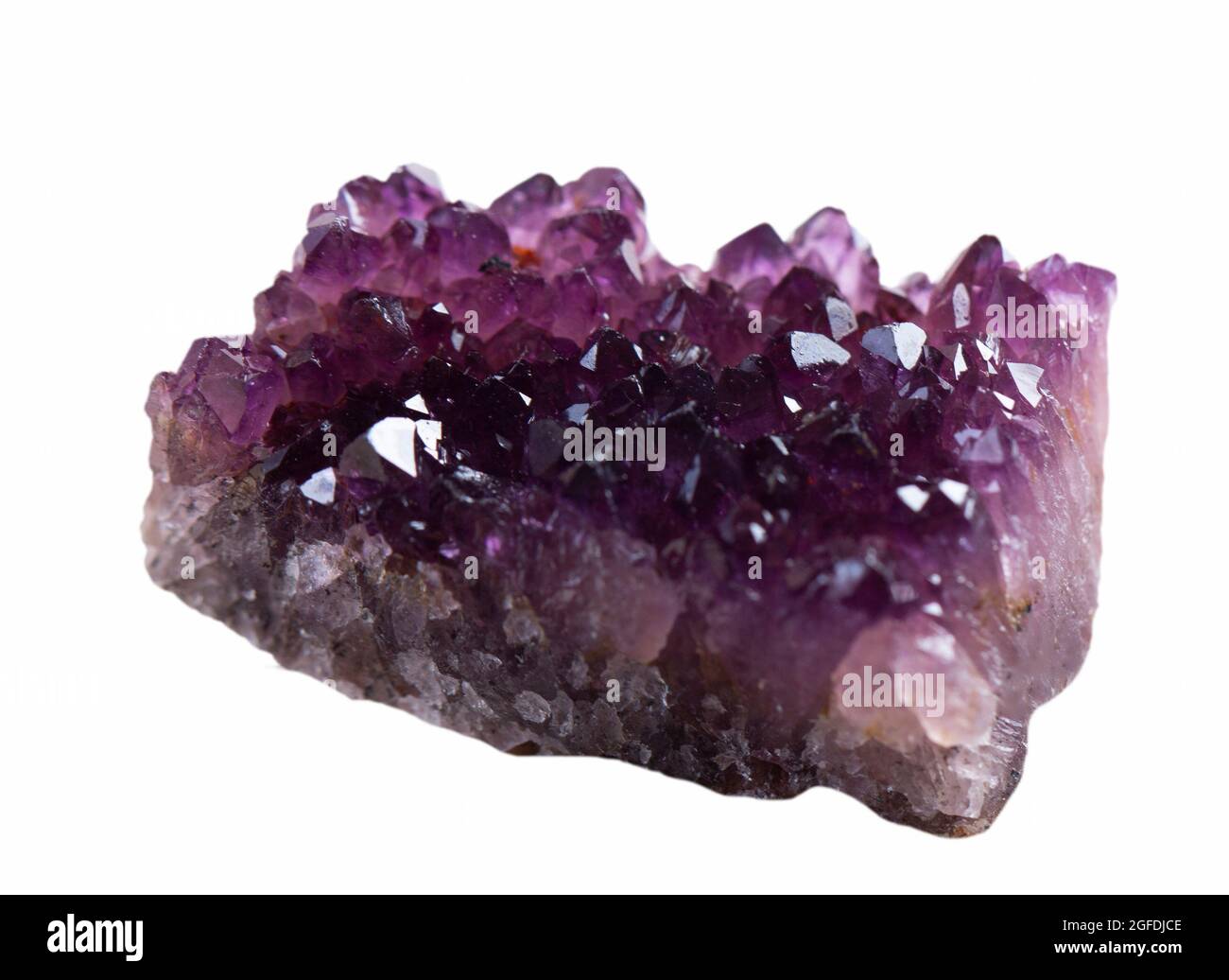 amethyst mineral specimen stone rock geology gem crystal Stock Photo ...