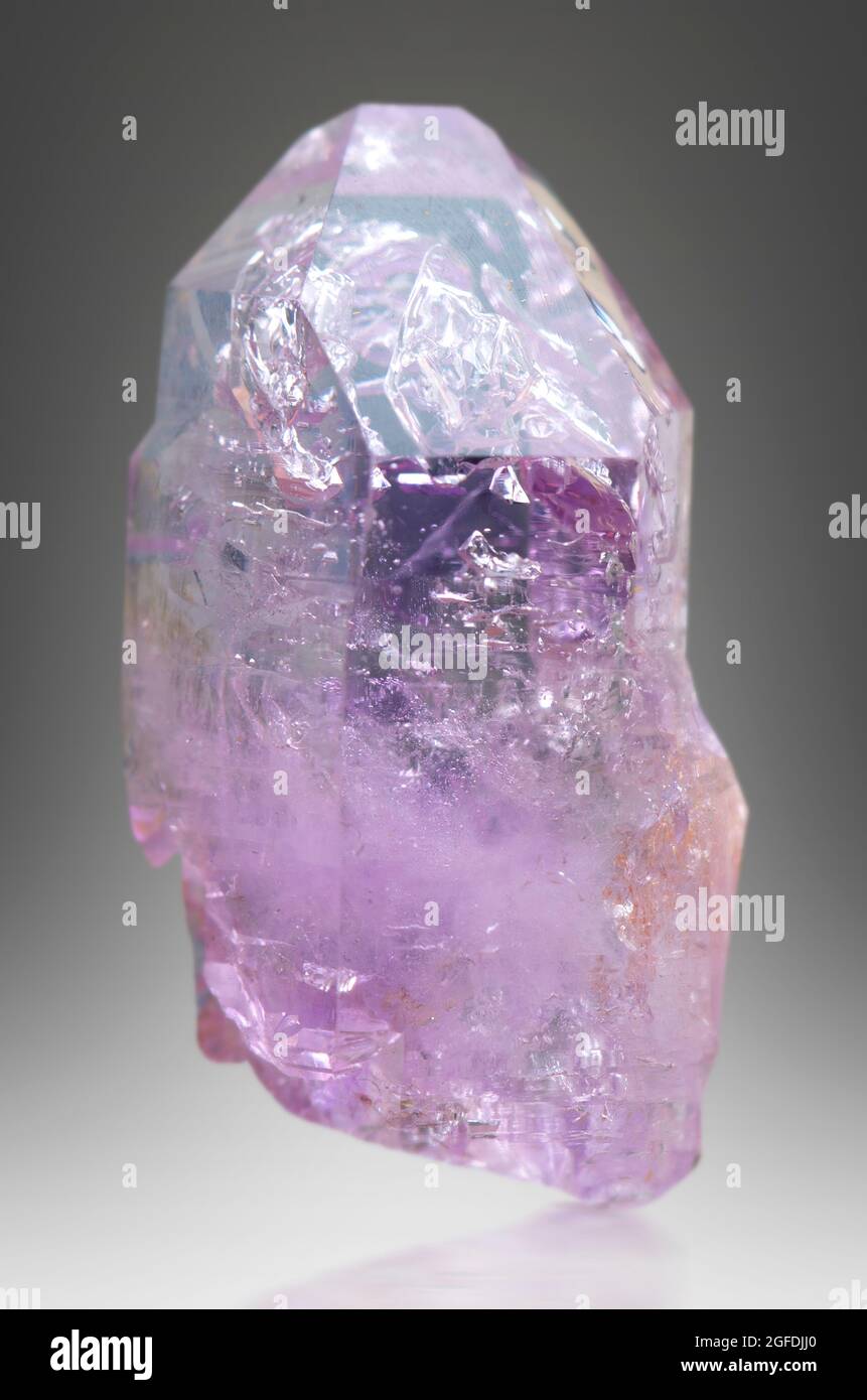 amethyst mineral specimen stone rock geology gem crystal Stock Photo ...