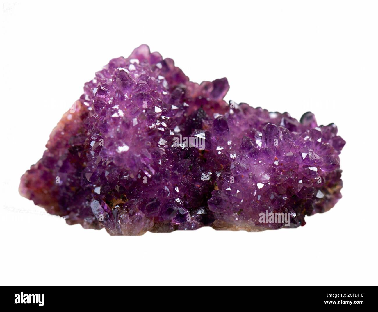 amethyst mineral specimen stone rock geology gem crystal Stock Photo ...