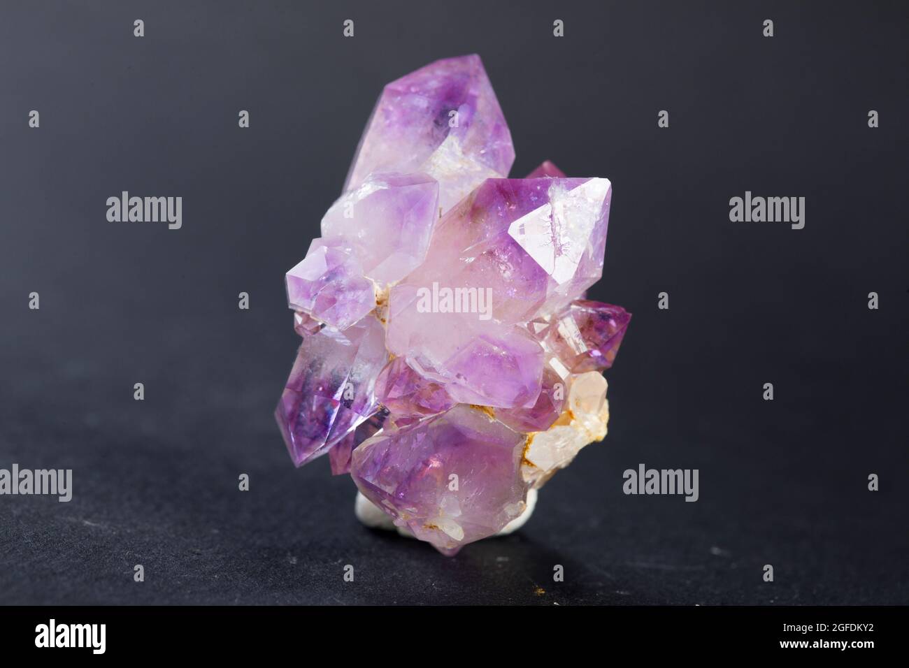 amethyst mineral specimen stone rock geology gem crystal Stock Photo ...