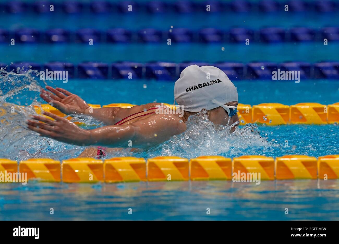 August 25, 2021: Valeriia Shabalina from Russia winning gold and ...