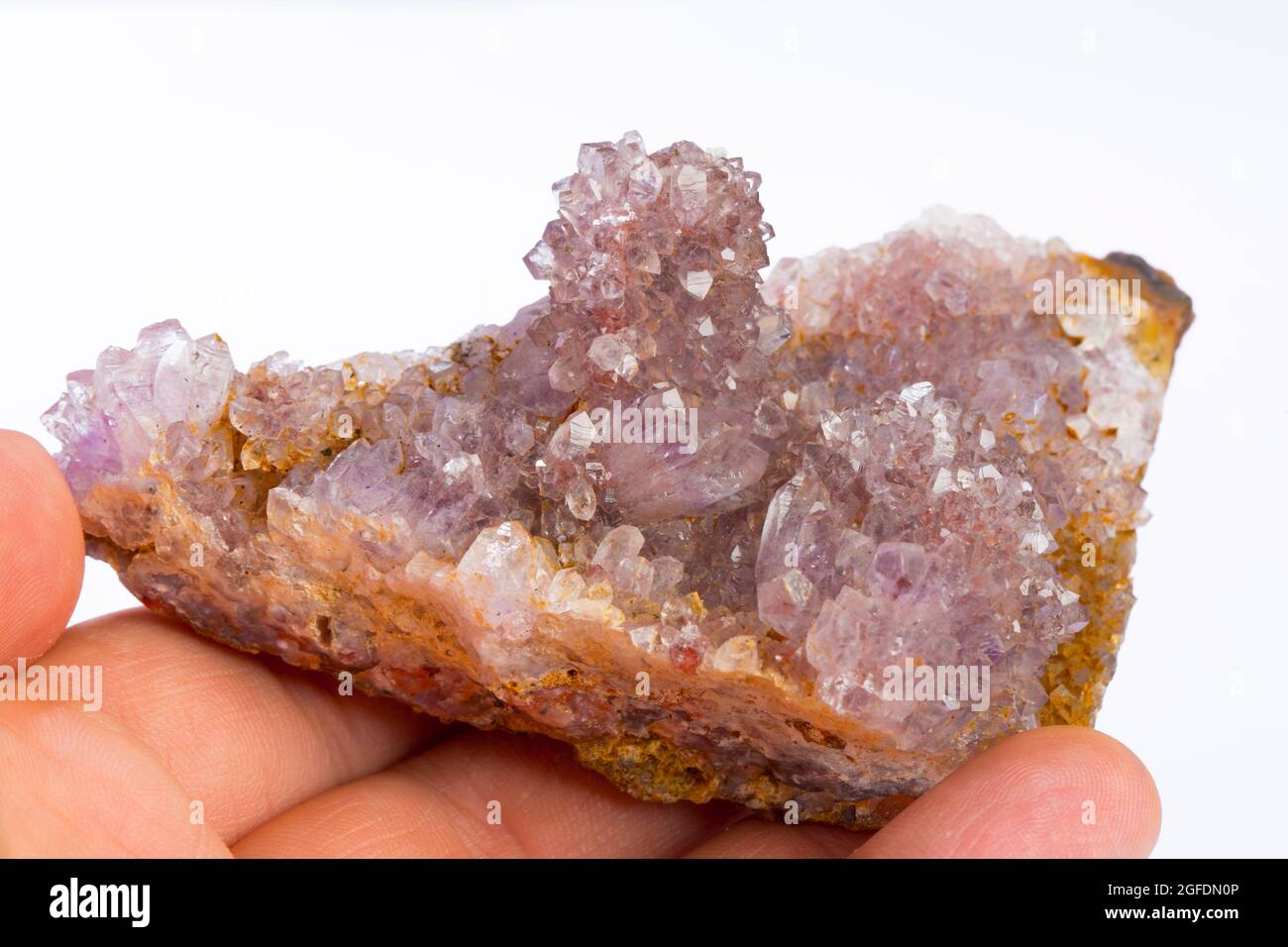amethyst mineral specimen stone rock geology gem crystal Stock Photo ...